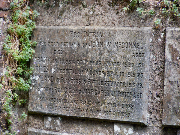 Roll of Honour - Ayrshire - Colmonell