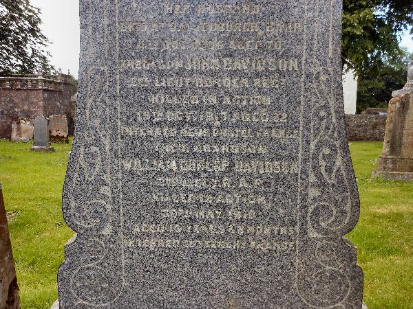Roll of Honour - Ayrshire - Colmonell