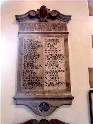 Roll of Honour - Dorset - Bournemouth, St Clements
